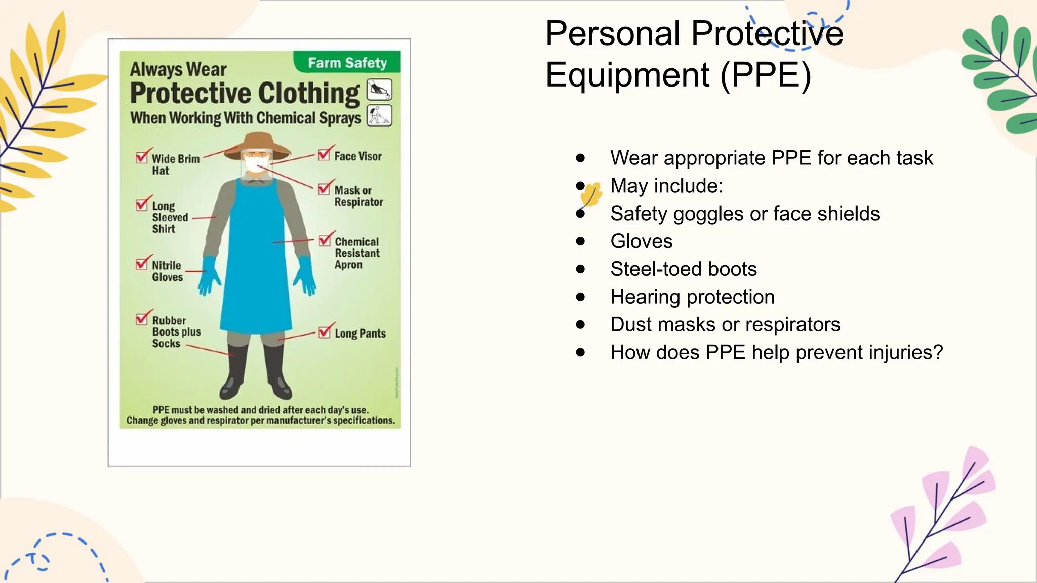 Farm Safety: Protecting yourself andpptx | PPTX | First Aid | Injuries