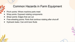 Farm Safety: Protecting yourself andpptx | PPTX | First Aid | Injuries