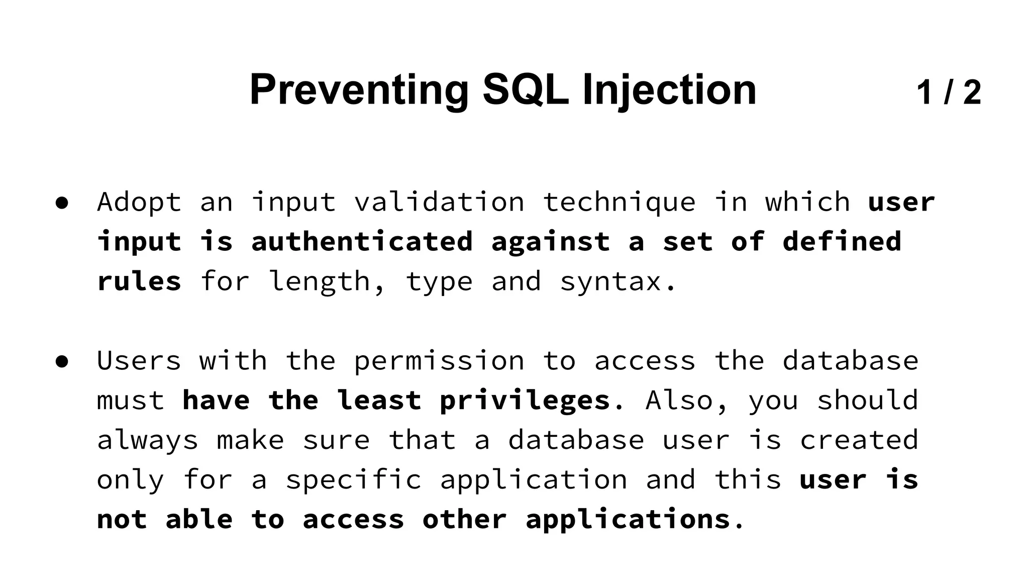 Web Security Owasp Sql Injection And Cross Site Scripting Xss Ppt 