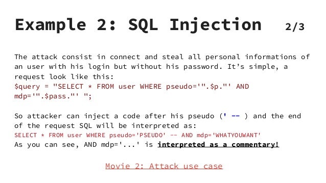 Web Security Owasp Sql Injection And Cross Site Scripting Xss