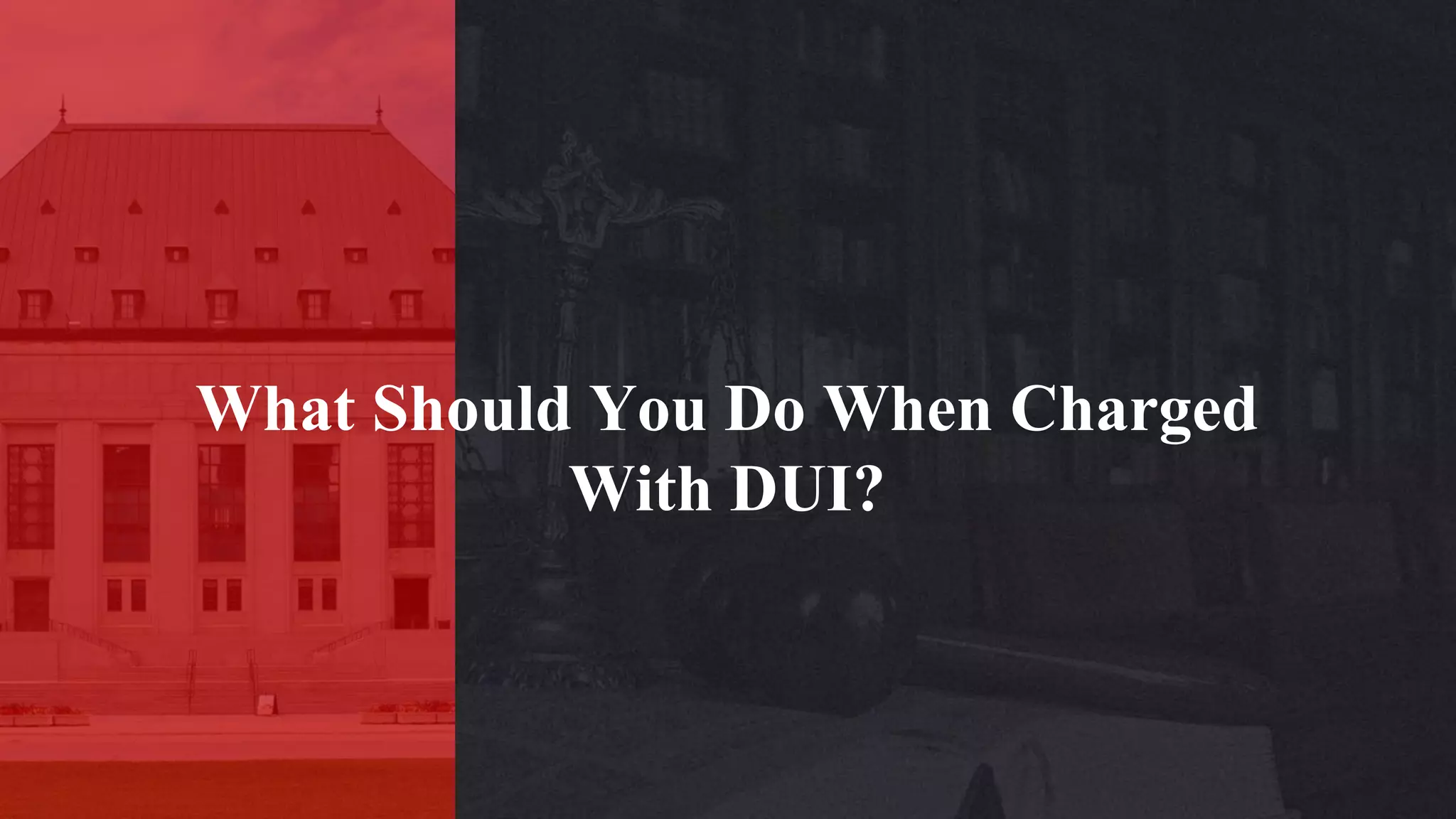 A brief introduction to dui in canada | PPTX