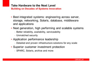 Presentation advancing the oracle stack | PPT