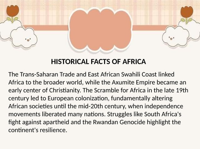 AFRICAN LITERATURE PRESENTATION FOR 21ST CLPW | PPTX