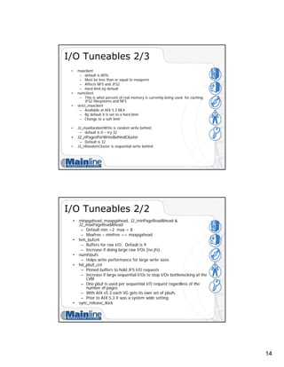 Presentation aix performance tuning | PDF | Operating Systems | Computer Software and Applications