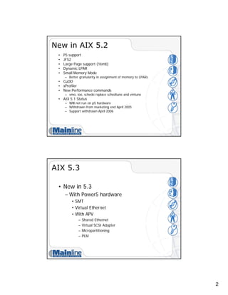 Presentation aix performance tuning | PDF | Operating Systems | Computer Software and Applications