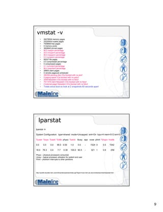 Presentation aix performance tuning | PDF | Operating Systems | Computer Software and Applications