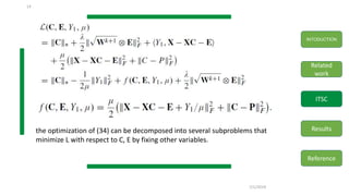 information theoretic subspace clustering | PPT