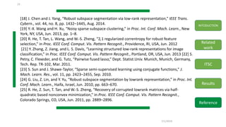 information theoretic subspace clustering | PPTX | Physics | Science