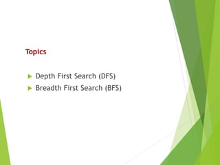 Bfs and Dfs | PPTX
