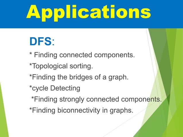 Bfs and Dfs | PPTX | Graphics Software | Computer Software and Applications