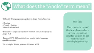 Presentation americas | PPTX | North America Travel | Travel Locations