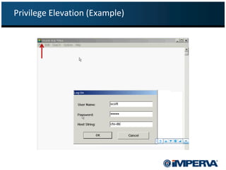 Presentation anatomy of a database attack | PPT