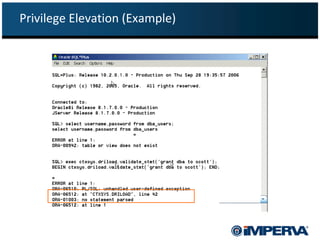 Presentation anatomy of a database attack | PPT