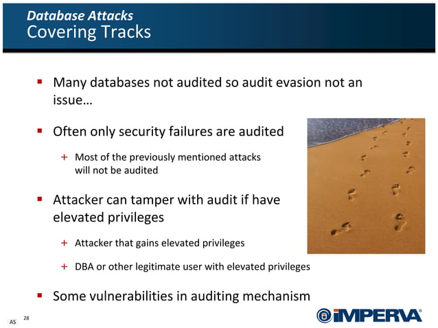 Presentation anatomy of a database attack | PPT