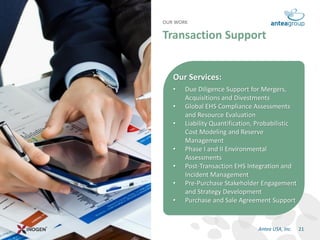 Antea Group USA Overview | PDF