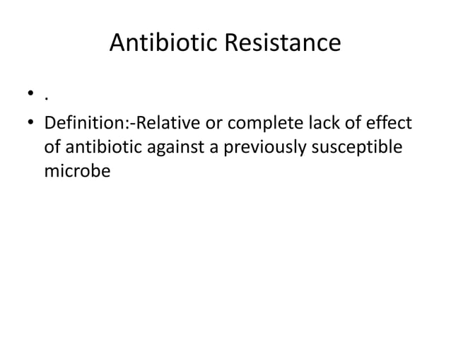 Presentation Antibiotics Pp503 Ppt