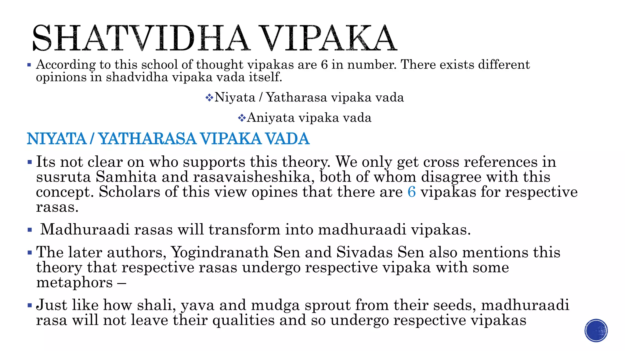 Presentation - Applied aspects of vipaka.pptx