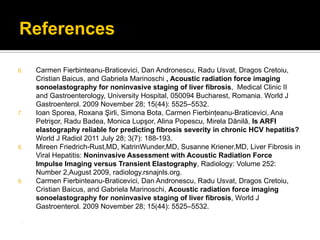 ARFI and FibroScan in Fibrosis Liver Evaluation on 554 cases | ODP