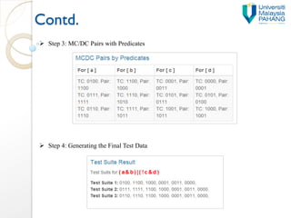 An Automated Tool for MC/DC Test Data Generation | PDF