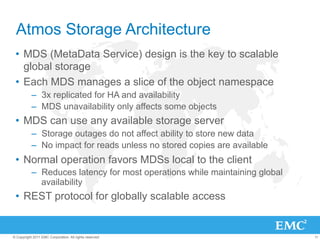 Presentation atmos architecture overview | PDF
