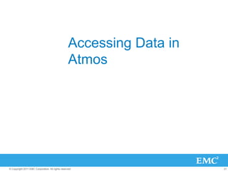 Presentation atmos architecture overview | PDF