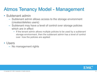 Presentation atmos architecture overview | PDF