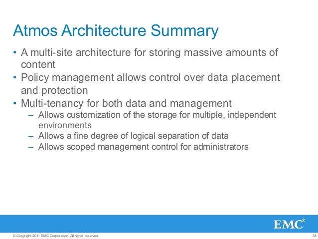 Presentation atmos architecture overview