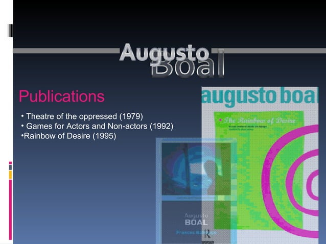 Presentation Augusto Boal | PPT