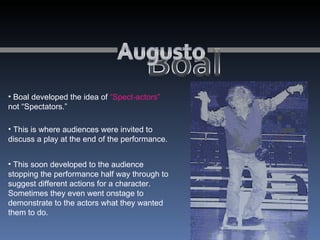 Presentation Augusto Boal | PPT