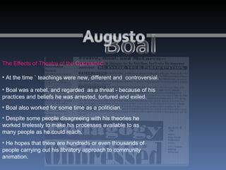 Presentation Augusto Boal | PPT
