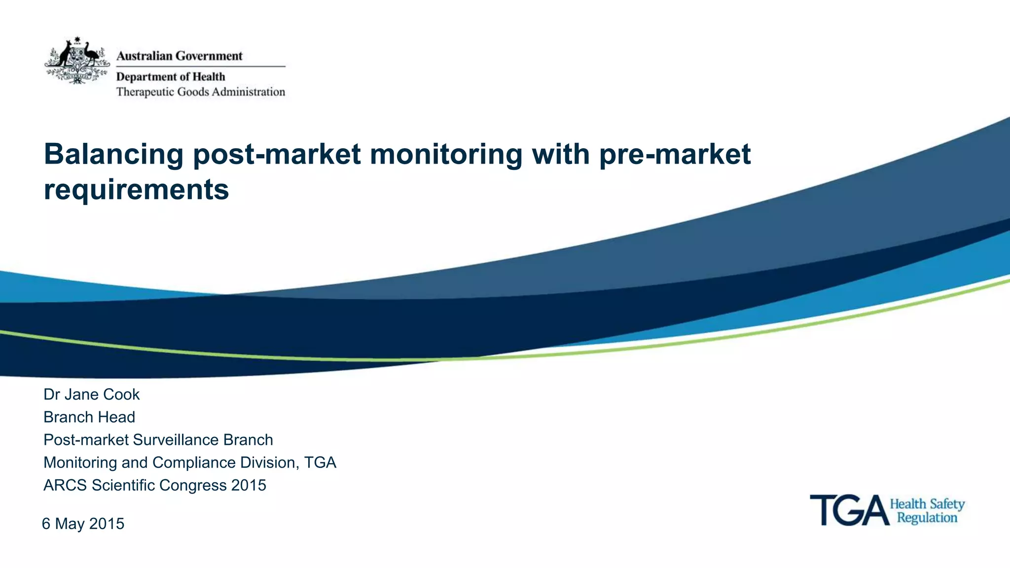 Balancing post-market monitoring with pre-market requirements | PPTX ...