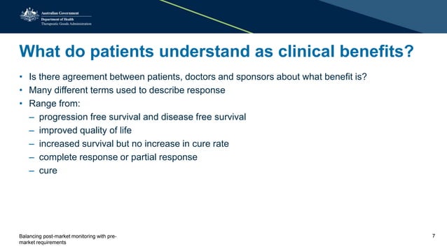 Balancing post-market monitoring with pre-market requirements | PPT