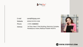 FidyPay is an excellent Bharat bill payment system Service Provider | PPT