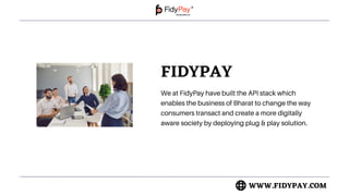 FidyPay is an excellent Bharat bill payment system Service Provider | PPT