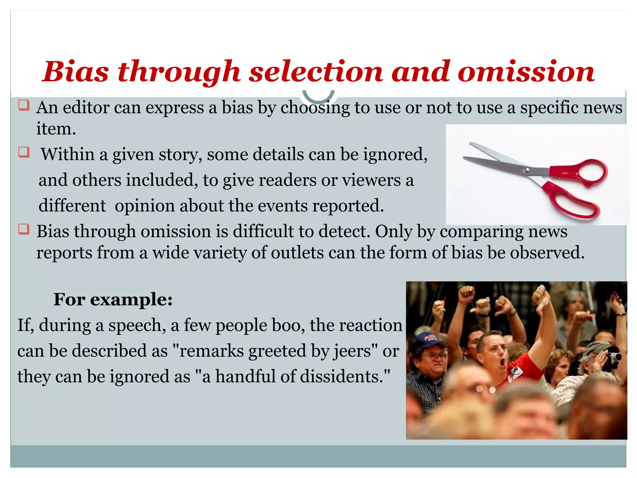 Presentation. bias in the news (2) | PPT