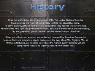 UPI Manufacturing\'s Capabilities | PPTX