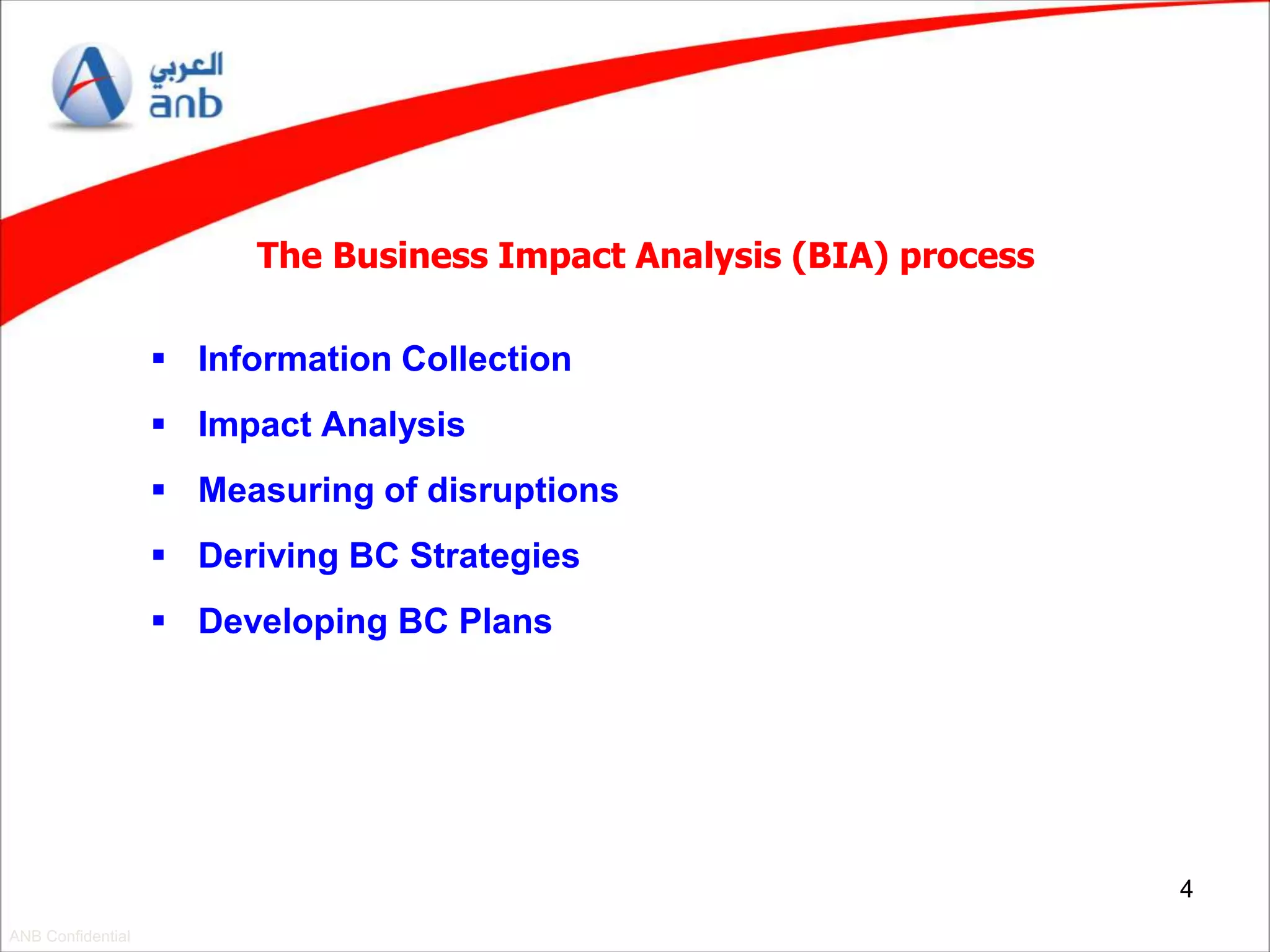 Effective BIA for optimum BCM Benefit | PPT