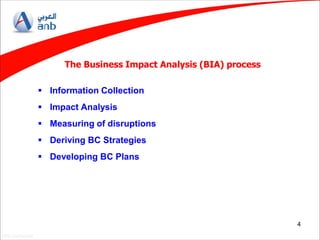 Effective BIA for optimum BCM Benefit | PPT
