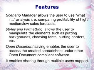 Presentation Calc | ODP