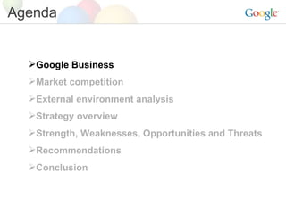 Corporate Strategy - Case Study - Google | PPT