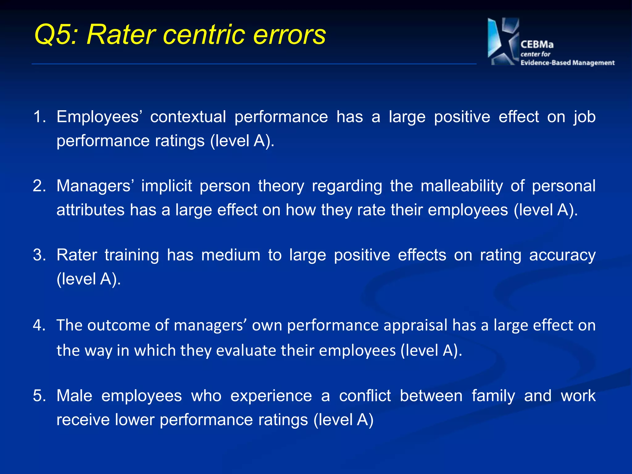 REA: Performance Appraisal & Workplace Performance | PPTX