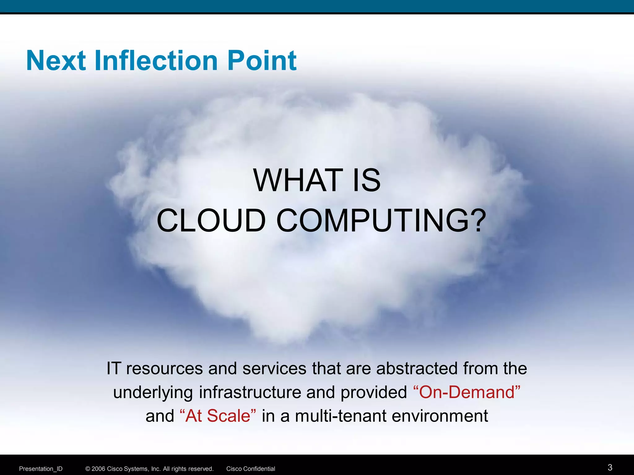 Presentation cisco nexus enabling the cloud infrastructure | PDF