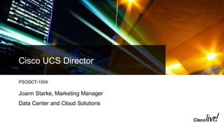 Presentation cisco ucs director | PPT