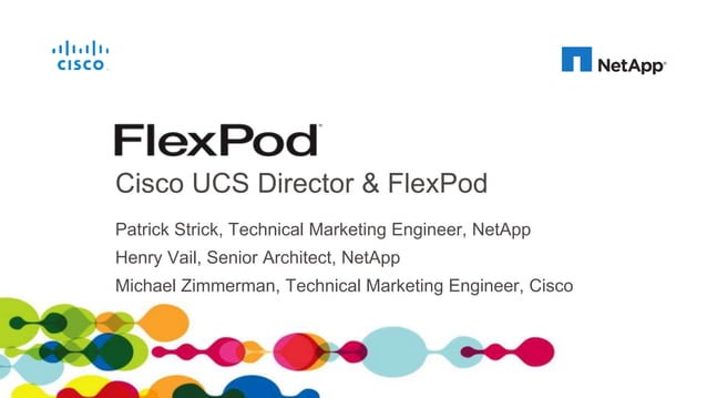Presentation cisco ucs director & flex pod | PPT