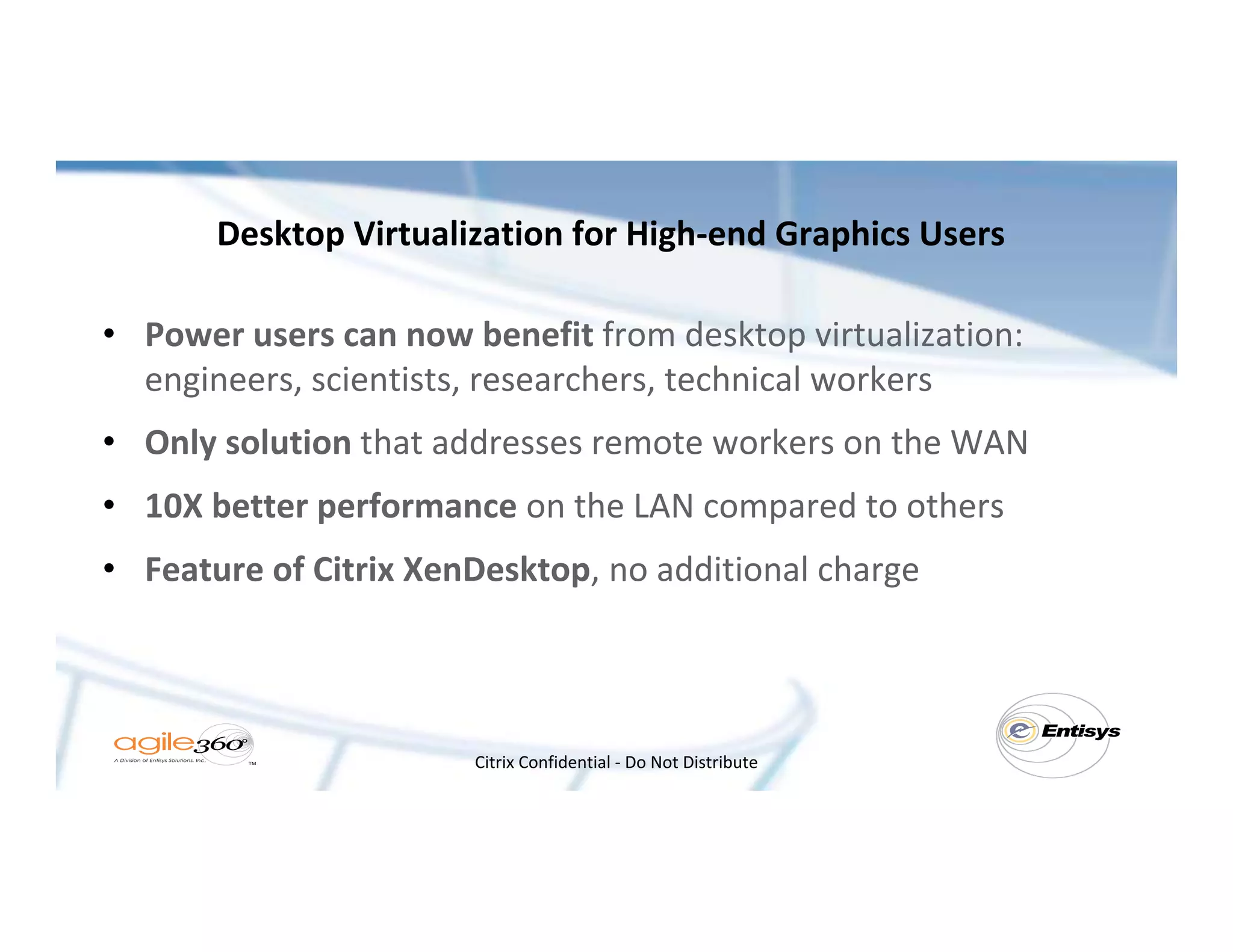 Presentation citrix xen desktop 4 webinar | PPT
