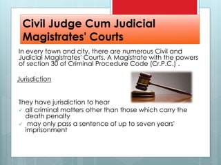 Presentation civil courts | PPTX