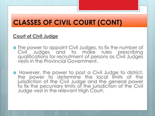 Presentation civil courts | PPTX