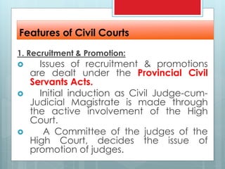 Presentation civil courts | PPTX