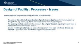 Presentation: Cleaning and Contamination Control: A regulatory ...