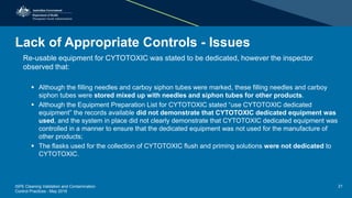 Presentation: Cleaning and Contamination Control: A regulatory ...